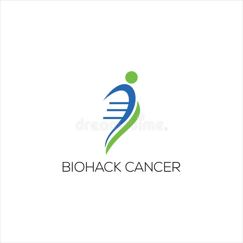 Bio-Hacking Cancer Logo Design Template Stock Vector - Illustration of ...