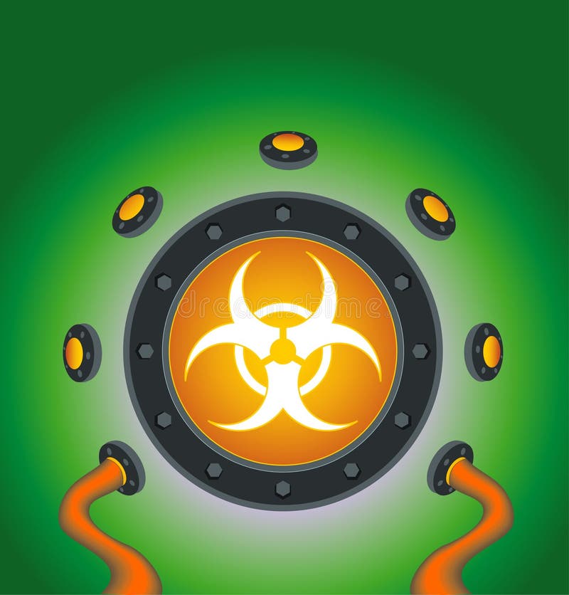 Metallic Biohazard Stock Illustrations – 223 Metallic Biohazard Stock ...