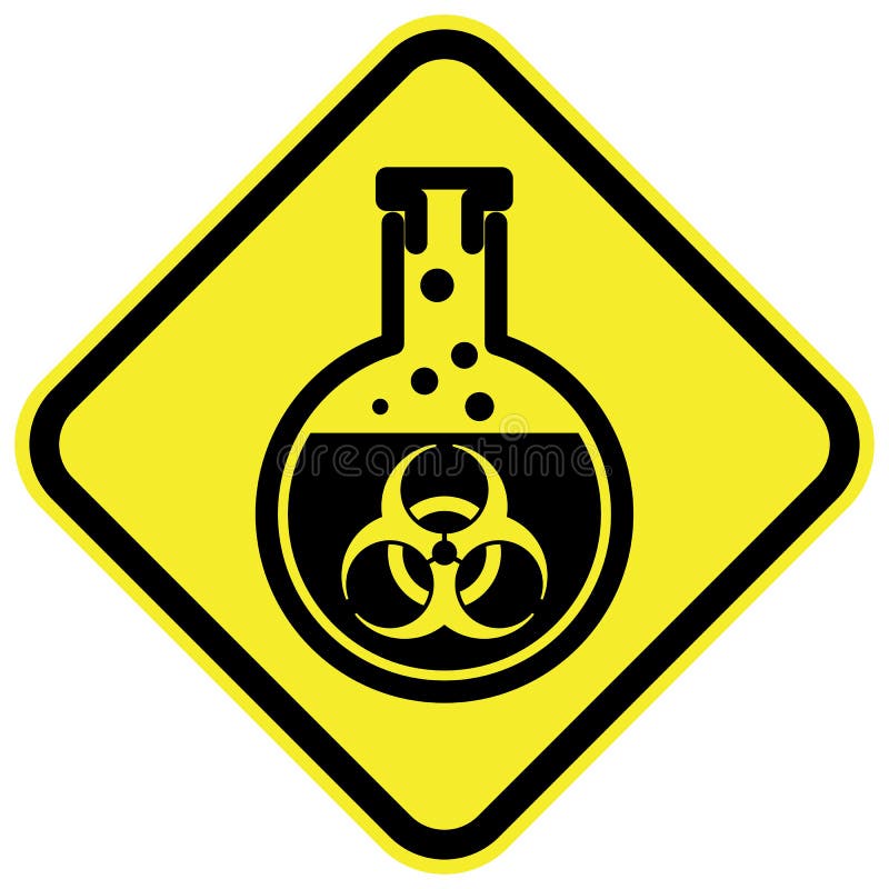 Bio hazard warning sign stock vector. Illustration of health - 92681944