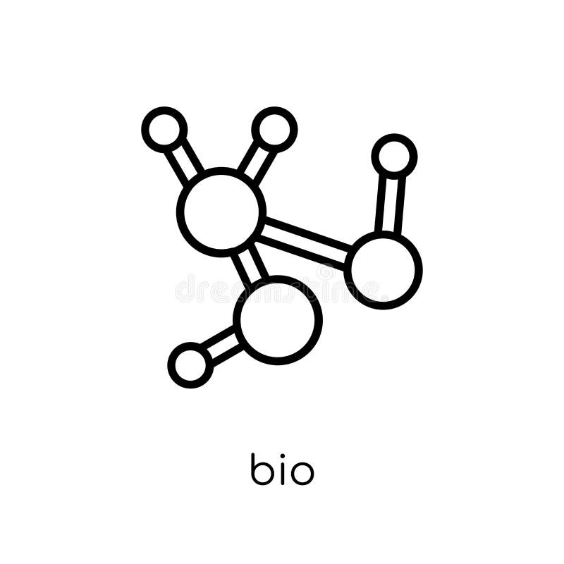 Bio Icon. Trendy Bio Logo Concept On White Background From Ecology ...