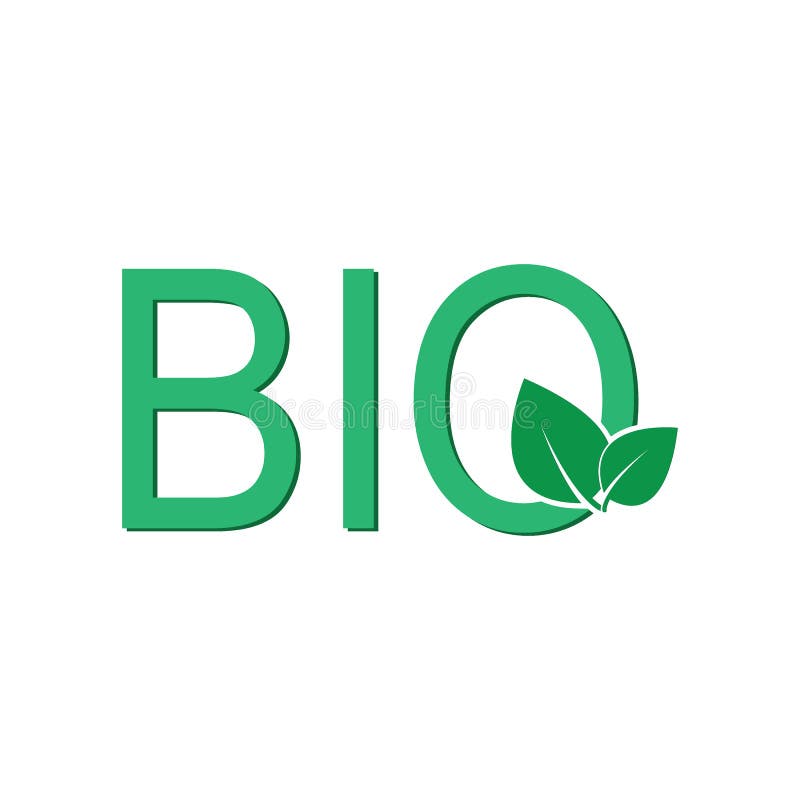 Bio icon vector black sign stock vector. Illustration of black - 184661150