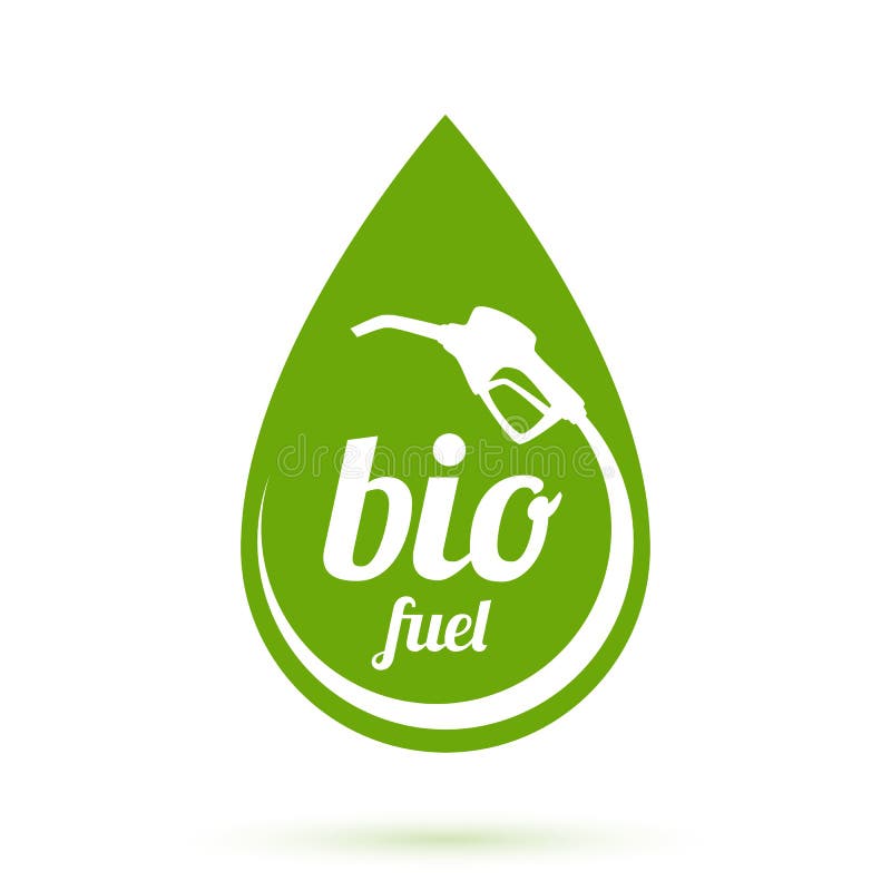 Bio- Icona Del Combustibile Illustrazione Vettoriale - Illustrazione di ...