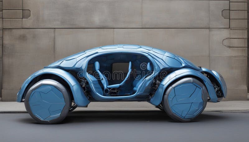 (vehicle Resembling a Beetle S Exoskeleton), (foldable Wings for ...