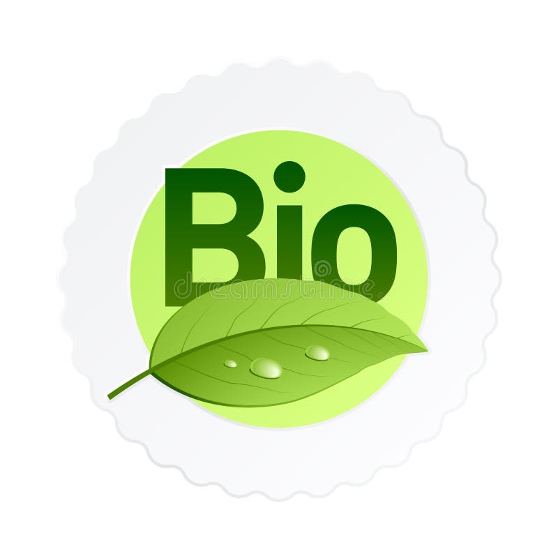 Bio label stock vector. Illustration of element, design - 7826055