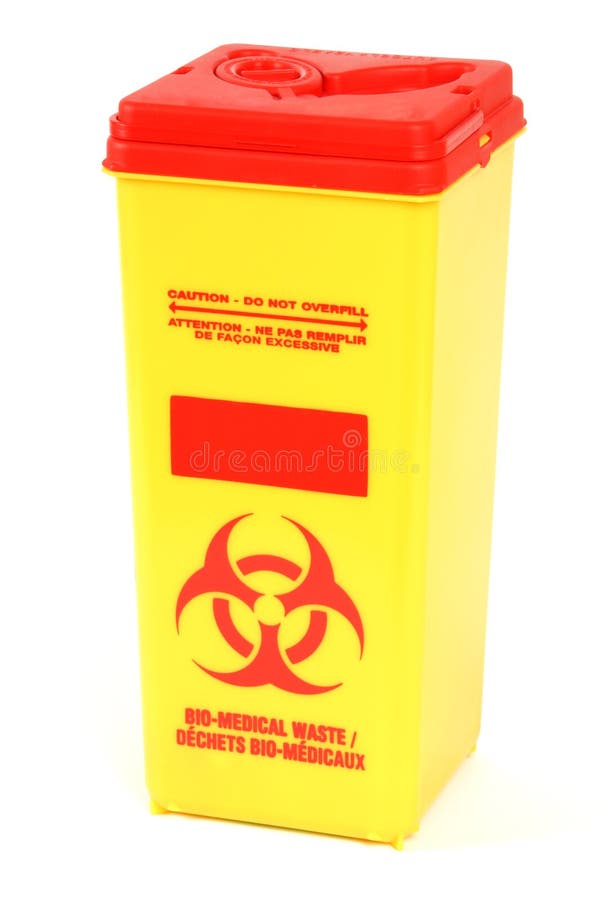 Bio-Medical Waste Box stock photo. Image of white, toxic - 2835428