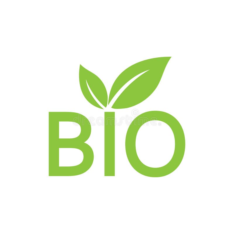 Bio, Organic Icon. Vector Illustration, Flat Design Stock Illustration ...