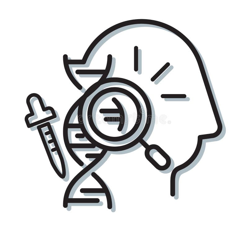 Precision Medicine Linear Icons Set. Personalized, Genetics, Targeted ...