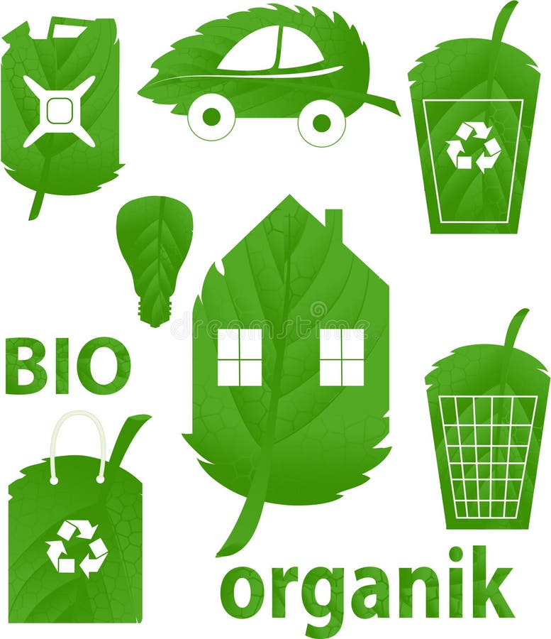 Bio pictogrammen. vector illustratie. Illustration of biotechnologie ...