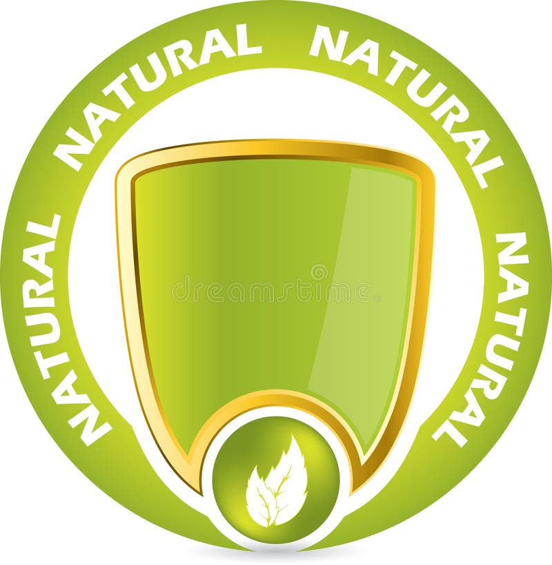 Bio Product Guarantee Badge Stock Vector - Illustration of metallic ...