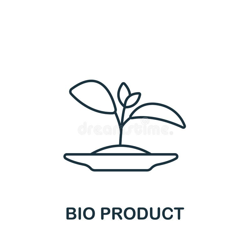 Bio Product Icon. Line Simple Icon for Templates, Web Design and ...