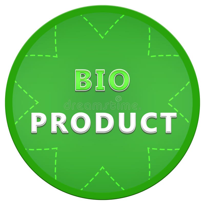 Bio product label stock illustration. Illustration of business - 95283573