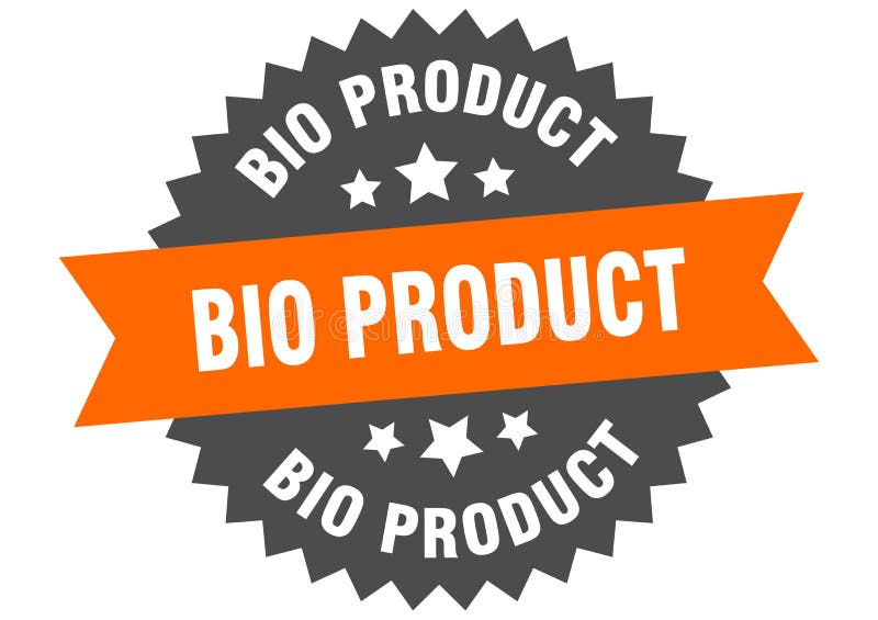 Bio Product Sign. Bio Product Round Isolated Ribbon Label Stock Vector ...