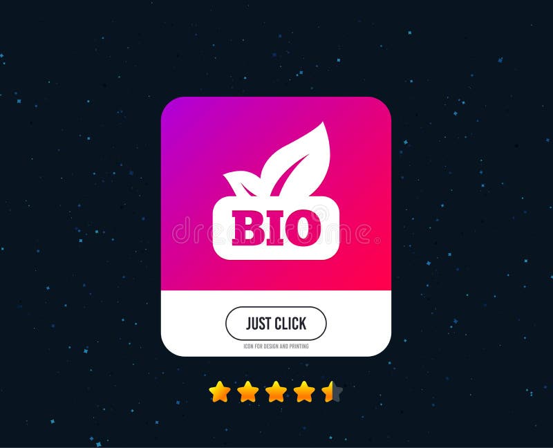Bio Product Sign Icon. Leaf Symbol. Vector Stock Vector - Illustration ...