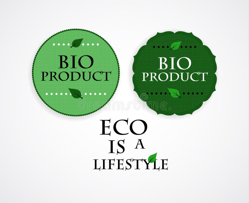 Bio product stamps stock illustration. Illustration of environmental ...
