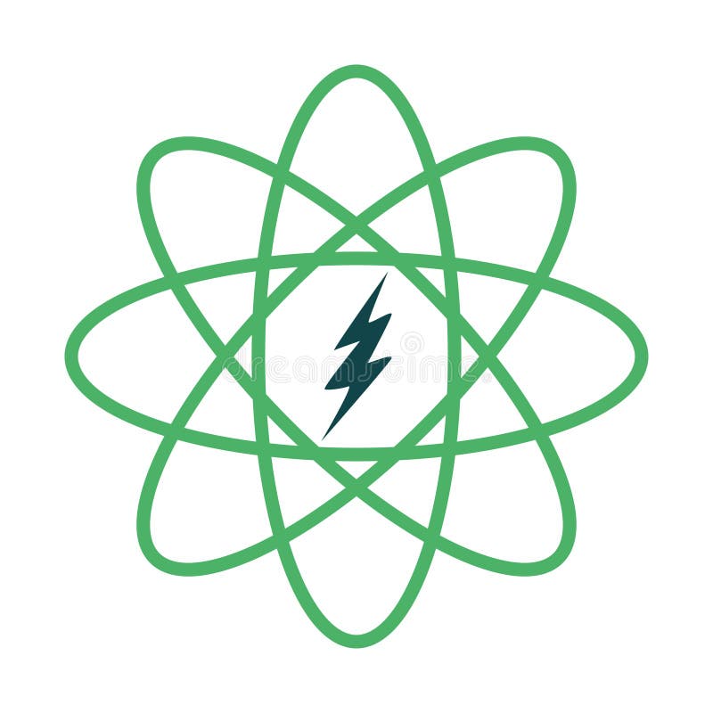 Bio Renewable Energy Atom Design Stock Vector - Illustration of ...