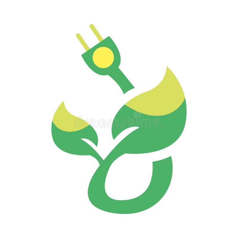 Bio renewable energy power stock vector. Illustration of technology ...