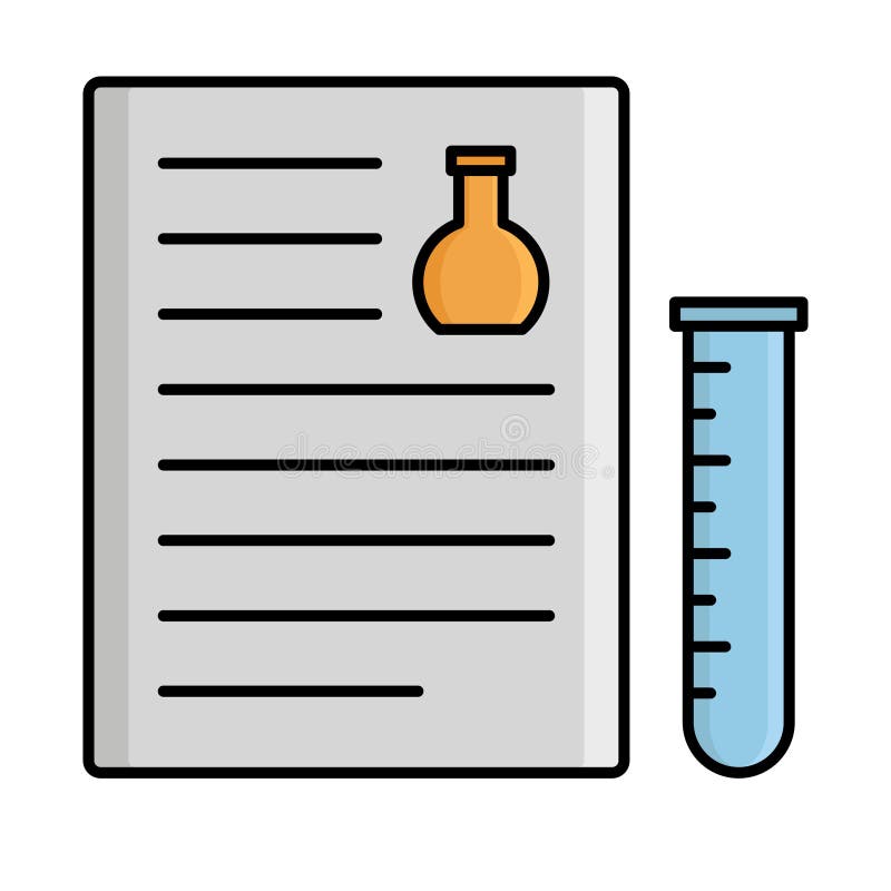 Bio Report Isolated Vector Icon that Can Be Easily Modified or Edited ...