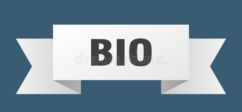 Bio ribbon. stock vector. Illustration of band, design - 153949563