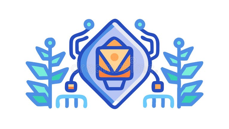 Bio-Security Tech Shield Icon, Ecological Protection, Digital Defense ...