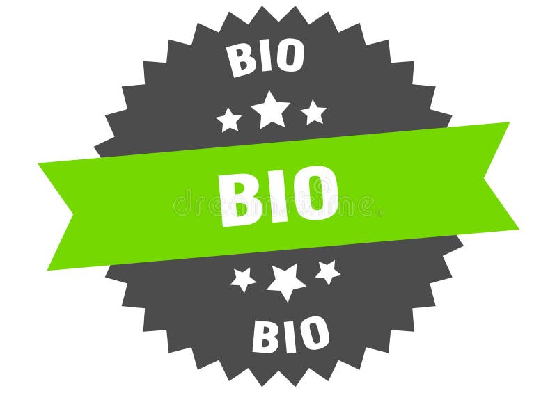 Bio stock vector. Illustration of isolated, sticker - 160544339