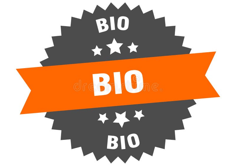 Bio stock vector. Illustration of orange, vintage, isolated - 160545442