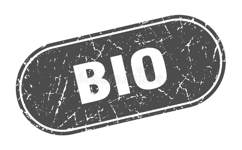 Bio sign. bio grunge stamp stock vector. Illustration of vignette ...
