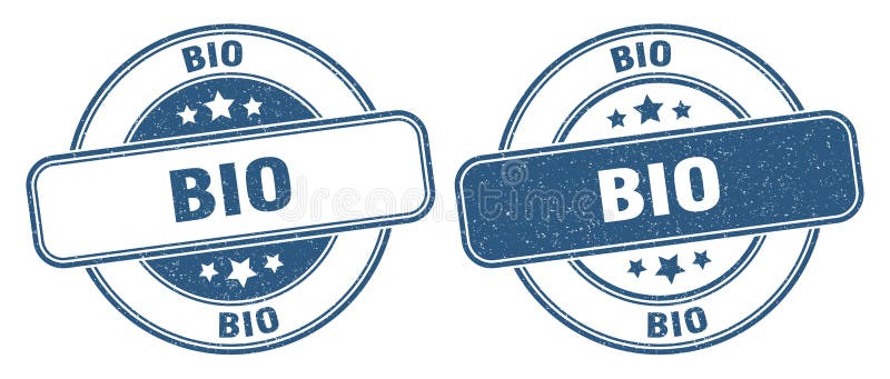 Bio Stamp. Bio Label. Round Grunge Sign Stock Vector - Illustration of ...