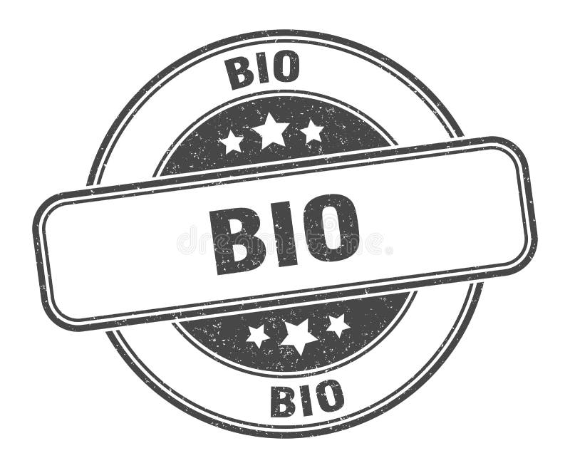 Bio Stamp. Bio Round Grunge Sign Stock Vector - Illustration of round ...