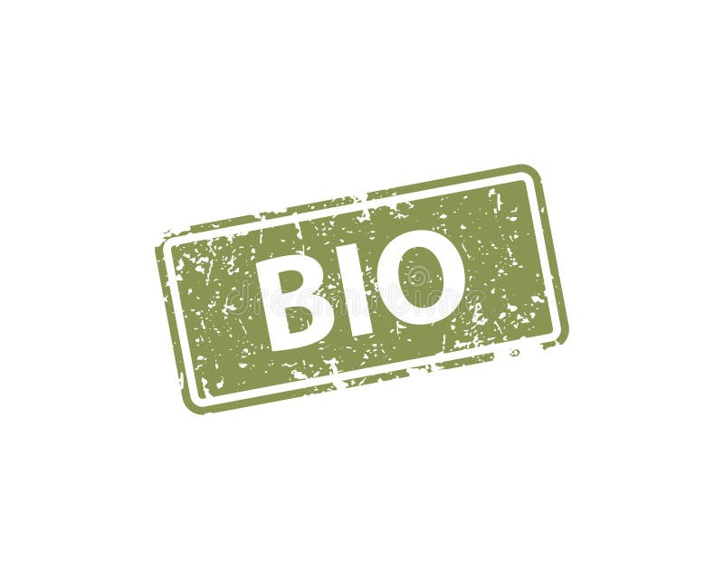 Bio Stamp Vector Texture. Rubber Cliche Imprint Stock Vector ...