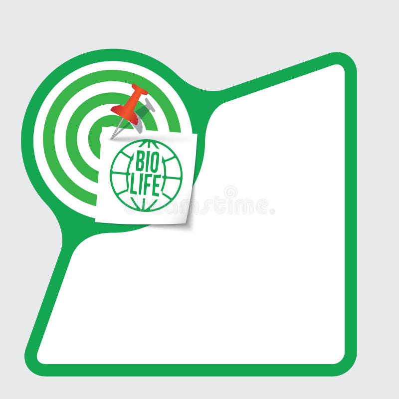 Bio symbol stock vector. Illustration of pictogram, paper - 68666517