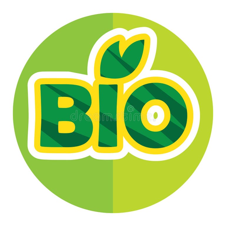 Bio Symbol. Vector Illustration Decorative Design Stock Vector ...