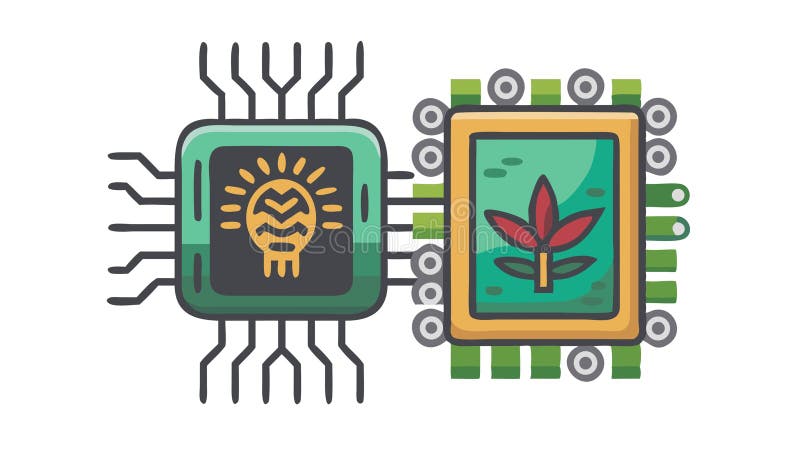 Bio-tech Circuit Board, Sustainable Electronics, Green Technology ...