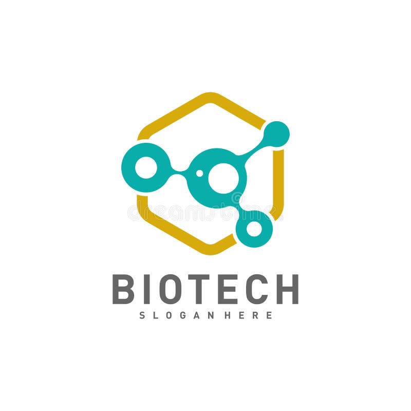 Bio Tech, Molecule, DNA, Atom, Medical or Science Logo Design Vector ...
