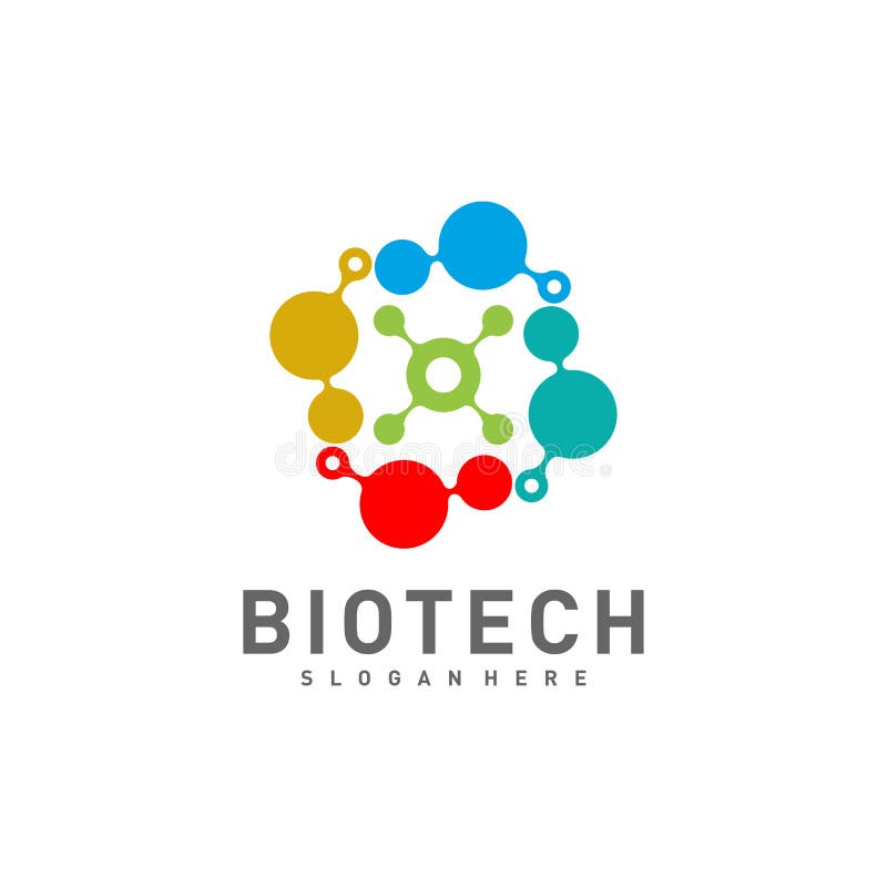 Bio Tech, Molecule, DNA, Atom, Medical or Science Logo Design Vector ...