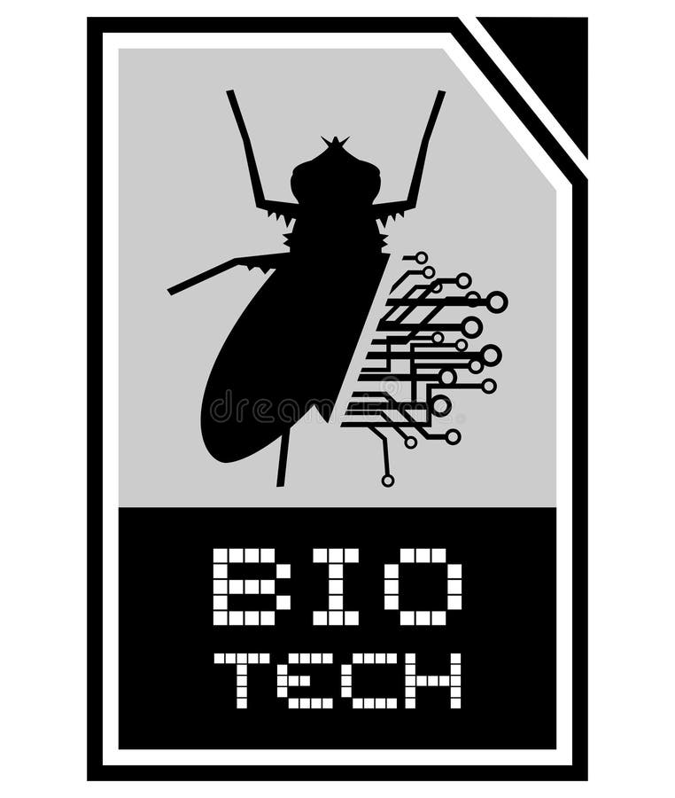 Bio tech symbol stock vector. Illustration of atom, design - 41881581