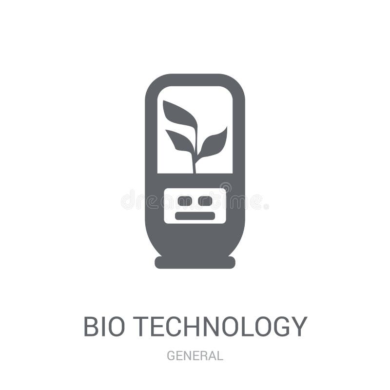 Bio Technology Icon. Trendy Bio Technology Logo Concept on White Stock ...