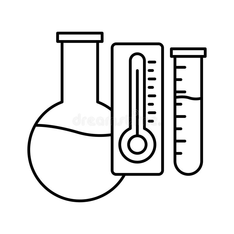 Bio Testing with Flask Isolated Vector Icon that Can Be Easily Modified ...