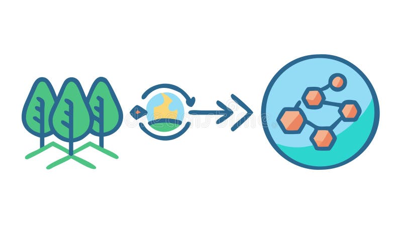 Bio-Transformation: Tree To Molecular Structure, Vector Design ...