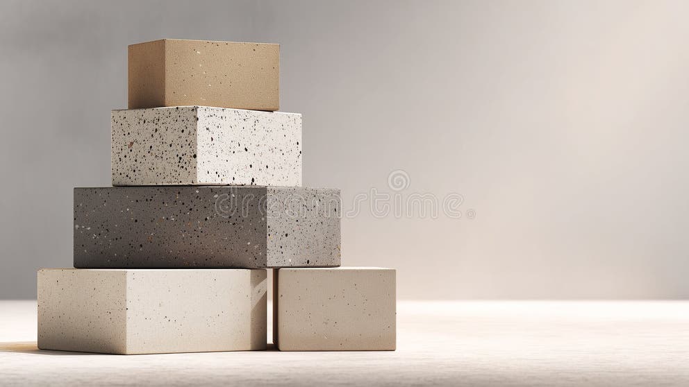 Biocement Bricks are Creatively Arranged To Highlight Sustainable ...