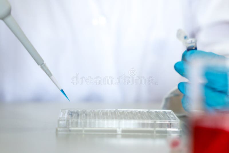 Biochemical Analysis and Chemical Analysis in Lab. Stock Image - Image ...