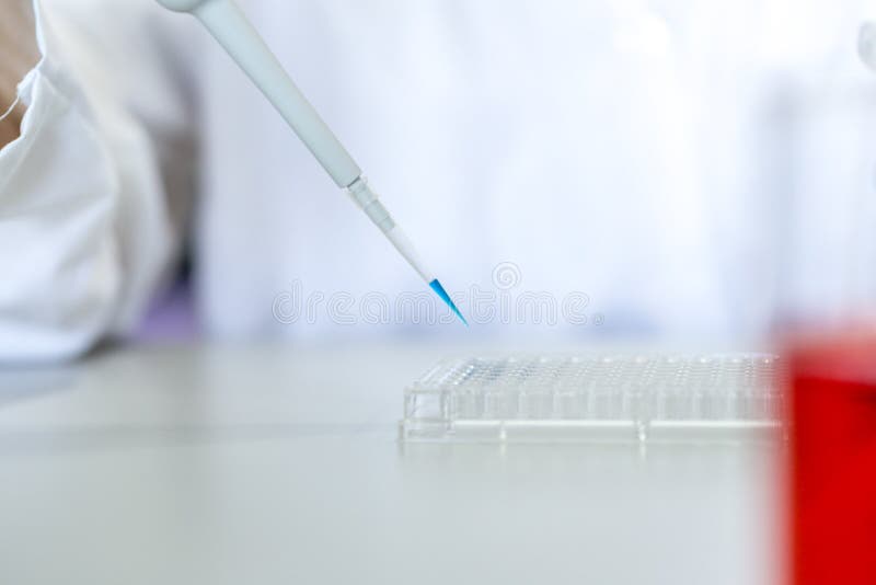 Biochemical Analysis and Chemical Analysis in Lab. Stock Image - Image ...