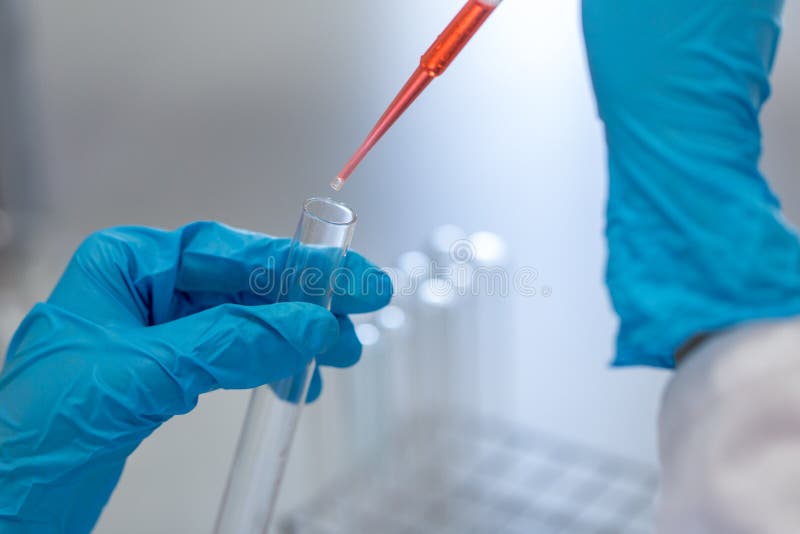 Biochemical Analysis and Chemical Analysis in Lab. Stock Photo - Image ...
