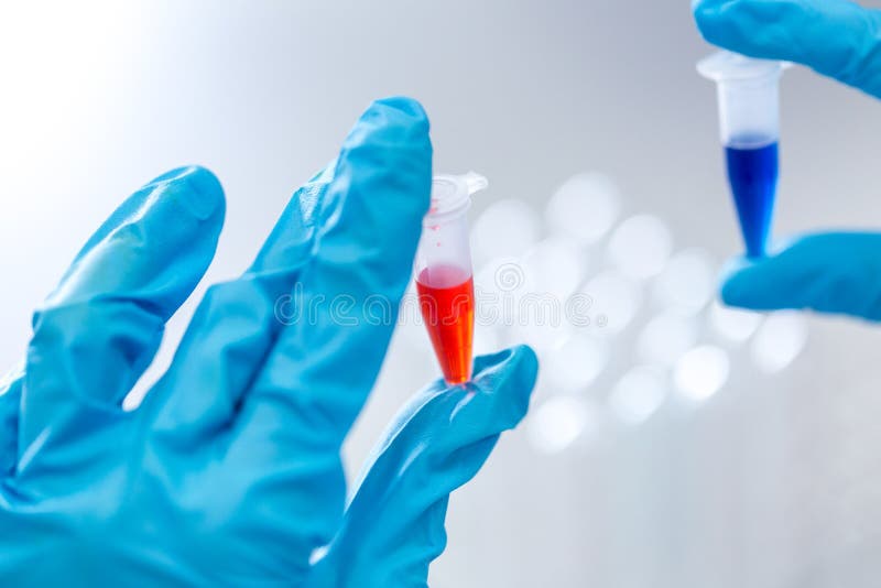 Biochemical Analysis and Chemical Analysis in Lab. Stock Image - Image ...