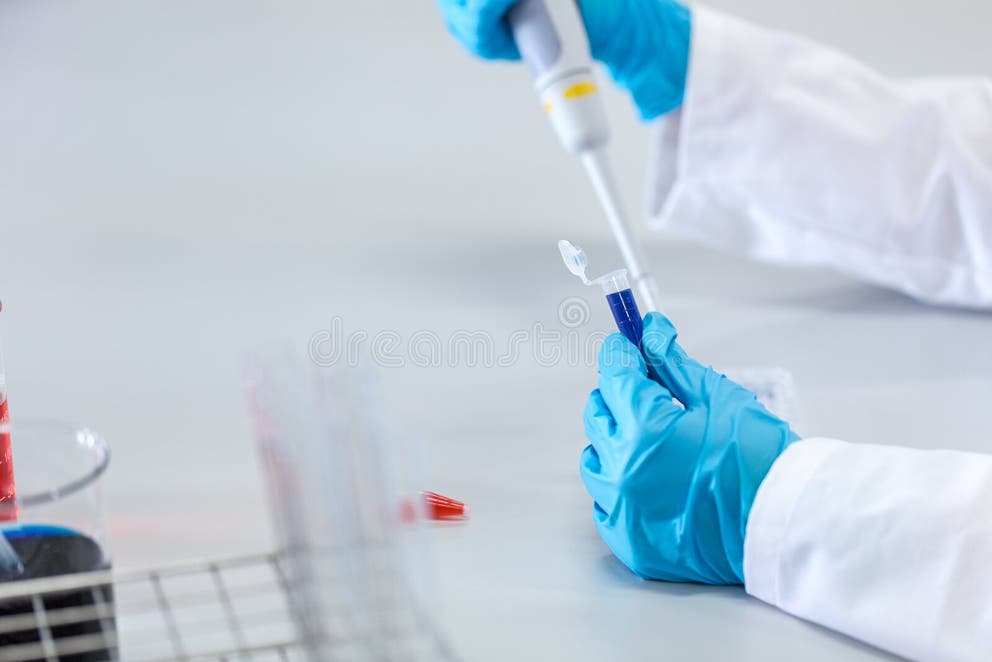 Biochemical Analysis and Chemical Analysis in Lab. Stock Photo - Image ...
