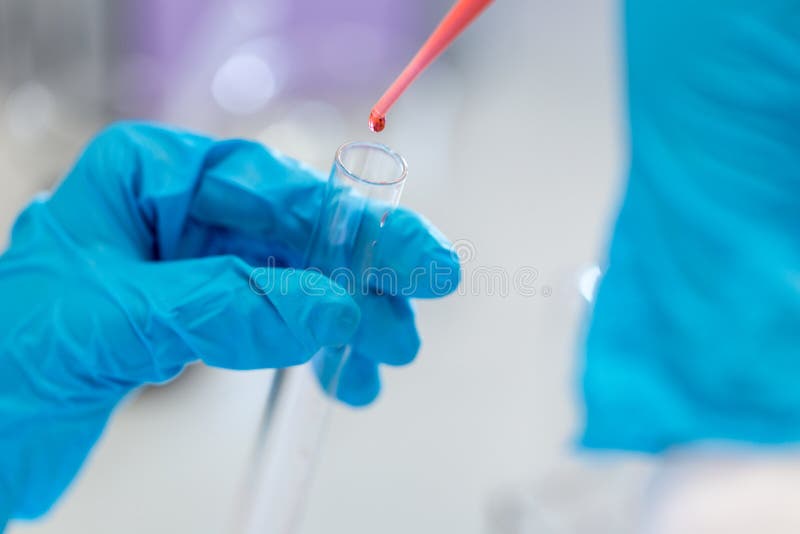 Biochemical Analysis and Chemical Analysis in Lab. Stock Image - Image ...