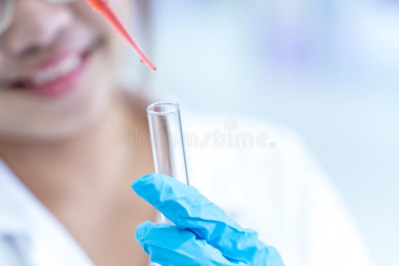 Biochemical Analysis and Chemical Analysis in Lab. Stock Image - Image ...