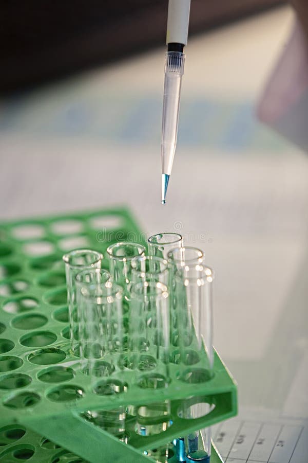 Biochemical Analysis Dispenser Stock Image - Image of analyzing, health ...