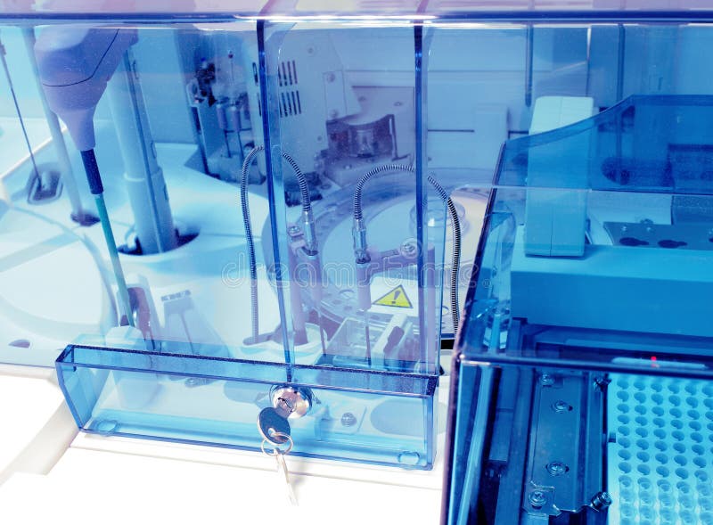 Biochemical Analyzer. Laboratory Equipment Stock Image - Image of ...