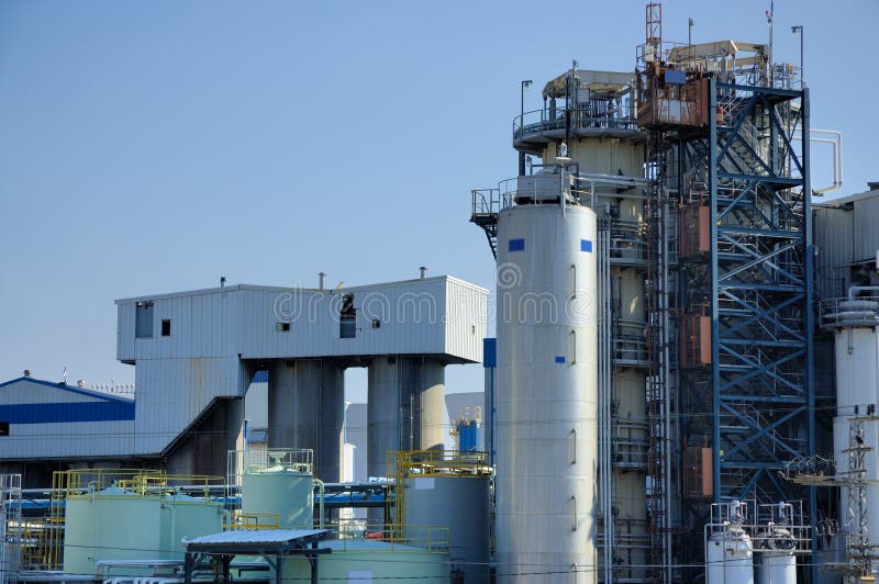 Biochemical factory stock image. Image of industrial, factory - 4160609