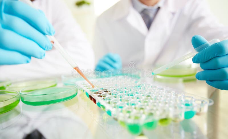 Biochemical test stock image. Image of glassware, close - 17345873